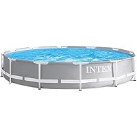 Intex 12ft X 30in Metal Frame Pool Set : Amazon.ca: Patio, Lawn & Garden