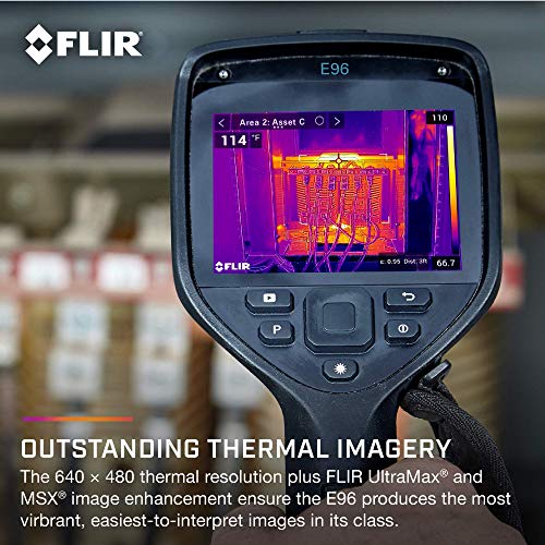 FLIR E96 Advanced Thermal Imaging Camera with 24° Lens, 640x480, -20°C to +1500°C | Pricepulse