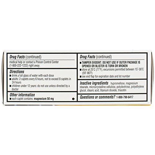 Doan's Extra Strength Pain Reliever Caplets, 24 Count Health Beauty ...