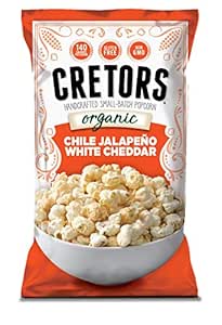 Amazon.com: G.H. Cretors Cretors Organic Popcorn, Chile Jalapeño White ...