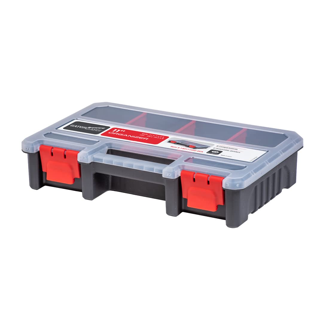 Mua Compact Parts Organizer Box – Small Hardware Storage Case with 9 ...