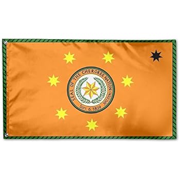 Amazon.com : Cherokee Nation Flag 3x5ft outdoor flag : Garden & Outdoor