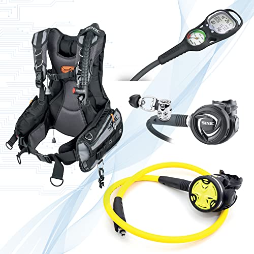 SEAC Eq-Pro Screen Essential, Scuba Diving Equipment Kit with BCD ...