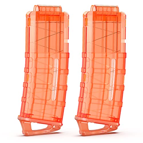 Holiky 12-Darts Drum Magazine for Nerf Guns, 2 Pack Banana Clips fit ...
