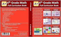 6th, Sixth Grade Math Textbook - 129 Lessons (518 Pages Printed B&W ...