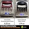Cave Tools Talon-Tipped Meat Claws for Shredding Pulled Pork, Chicken ...