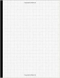 Just Graph Paper:Quadrille paper:1/4 Inch Grid Paper 200 sheets: catman ...