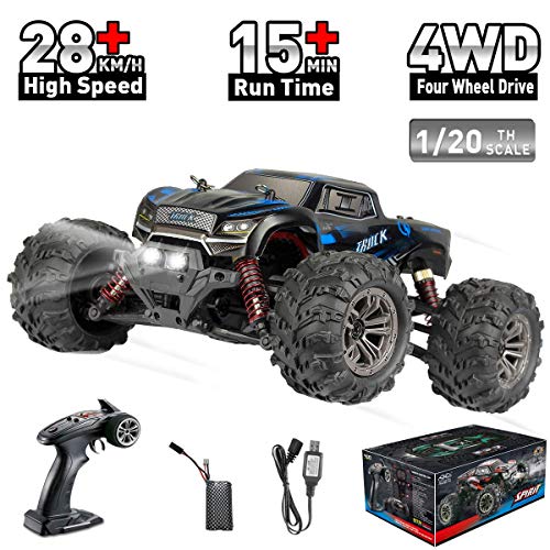 Hosim 1:20 Scale Remote Control Car 9145, 28km/h Fast Speed All Terrain ...