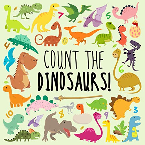 Buy Count The Dinosaurs A Fun Picture Puzzle Book For 2 5 Year Olds 