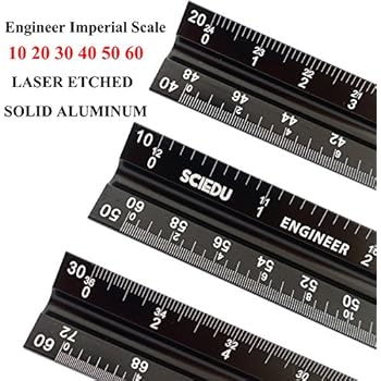 Amazon.com : Westcott Scholastic Engineers Scale, 12-Inch (TS-657 ...