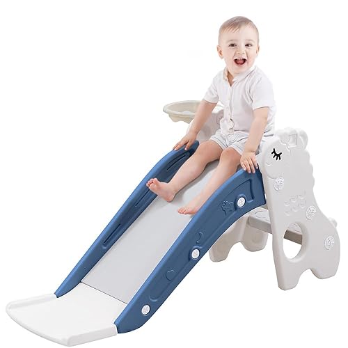Indoor Slide for Kids Age 1-3 - Toddler Slide Indoor Baby Slide with ...