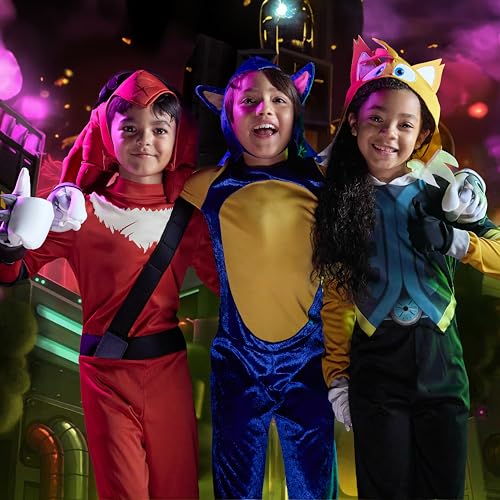 Disguise Deluxe Sonic Costume for Kids, Official Sonic Prime Costume ...