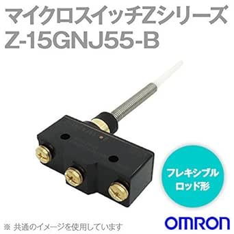 Omron Z-15GNJ55-B General Purpose Basic Switch, Drip Proof, Flexible Rod, High OF, Screw ...