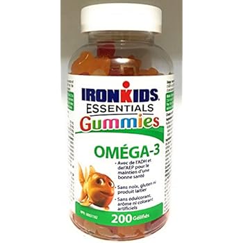 Amazon.com: IronKids Gummies OMEGA-3's, 200 gummies Iron Kids Brand ...