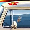 Peace Sign Sticker Hand Deuces Decal by Megan J Designs - Laptop Window ...