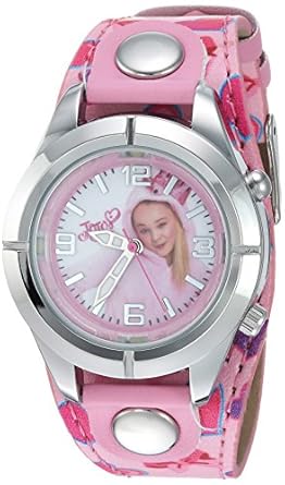 Jojo Siwa Girl's Analog-Quartz Watch with Leather-Synthetic Strap ...