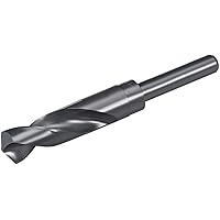 uxcell 1/2" Reduced Shank Drill Bits 21mm Black Nitride Coated High ...