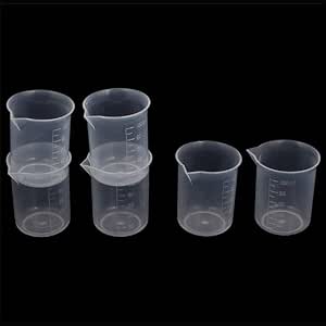 KeCool - Vaso medidor de líquido de plástico transparente de 100 ml ...