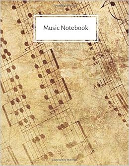 Amazon.com: Music Notebook: Standard Blank Sheet Music Notebook ...