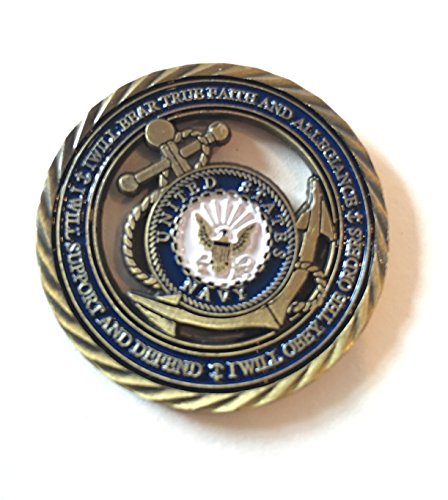 1 US Navy Core Values Challenge Coin Plus Clear Case And Gold Plated Keychain 1-us-navy-core-values-challenge-coin-plus-clear-case-and-gold-plated-keychain