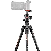 Amazon.com : Manfrotto Befree Advanced 4-Section Carbon Fiber Travel Tripod with 494 Center Ball ...