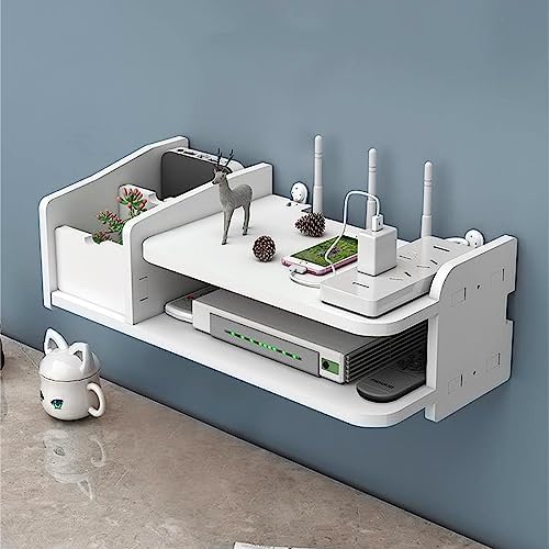 Floating Wall Shelf for WiFi Router, Small Wall Shelf, Floating Shelf ...