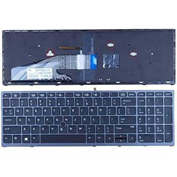 Amazon.com: New Genuine Keyboard for HP ZBook 15, 17 G3 Backlit ...