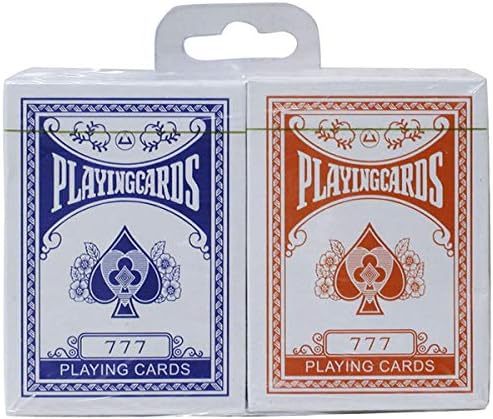 2 Decks of Cards 1 Red 1 Blue eWorld Direct 777 Playing Cards Poker ...