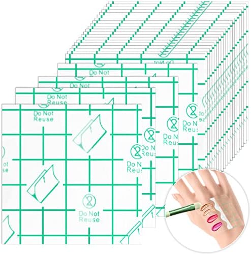 50 Pieces Hand Palette, Single Use Makeup Hand Palette Disposable ...