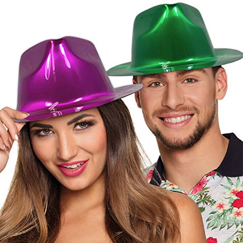 AnapoliZ Party Gangster Hats 24 pcs | New Year’s Celebration Hats ...