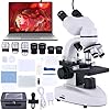Binocular Compound Microscope 40X-2000X, Research Grade Professional ...