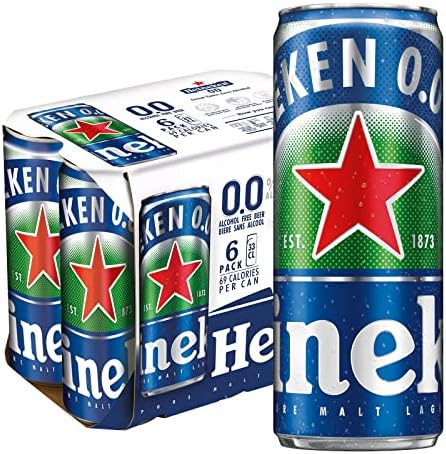 Heineken 0.0 Non-Alcoholic Beer Slim Can 330ml - Pack of 6 price in UAE ...