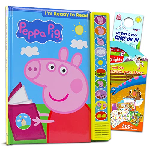 Peppa Pig Read Along Storybook with Sound - Bundle with Deluxe Peppa ...