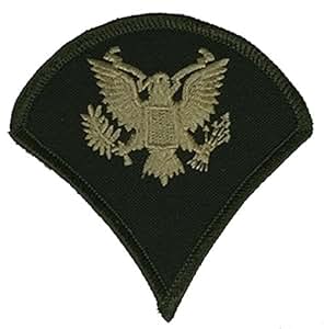 Amazon.com: U.S. ARMY SPECIALIST E-4 SPC RANK TAB PATCH - COLOR ...