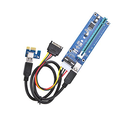Buy Any-door PCIe VER 006 PCI-E 16x to 1x Powered Riser Adapter Card ...