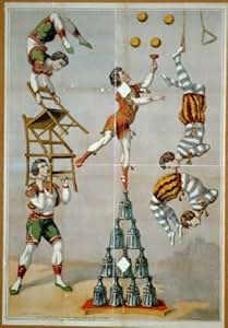 Amazon.com: Photo: Acrobatic act, 1870, Circus, juggling, chairs ...