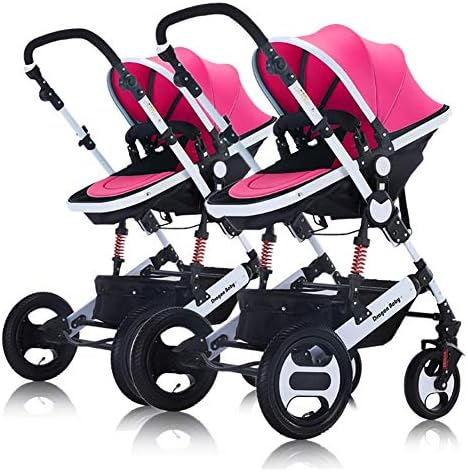 CC - Strollers Twin Baby Detachable Double Trolley Can Sit And Lie Down ...