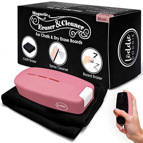Loddie Doddie 2-in-1 Magnetic Pink Dry Erase Eraser - Whiteboard ...
