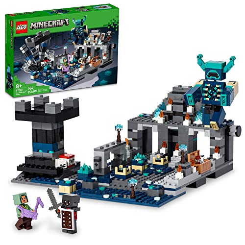 LEGO Minecraft The Deep Dark Battle Set, 21246 Biome Adventure Toy ...