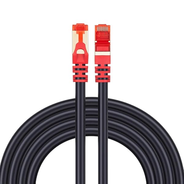 Outdoor Cat 7 Ethernet Cable 60 ft,Neekeons26AWG Heavy-Duty Cat7 ...