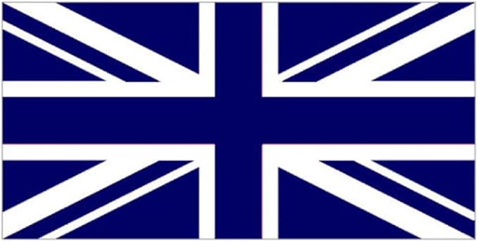 BLUE & WHITE UNION JACK FLAG 5ft x 3ft: Amazon.co.uk: Garden & Outdoors
