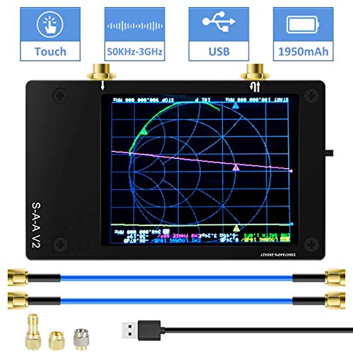 AURSINC NanoVNA SAA-V2 Vector Network Analyzer 50KHz -3GHz HF VHF UHF Antenna Analyzer Measuring ...