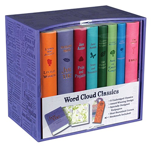 Amazon - Word Cloud Box Set: Lavender: Brontë, Charlotte, Alcott ...