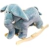 Amazon.com: Happy Trails Elephant Plush Rocking Animal: Toys & Games