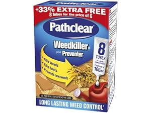 Scotts Pathclear Weedkiller Liquid Concentrate 6 + 2 Free Tubes: Amazon ...