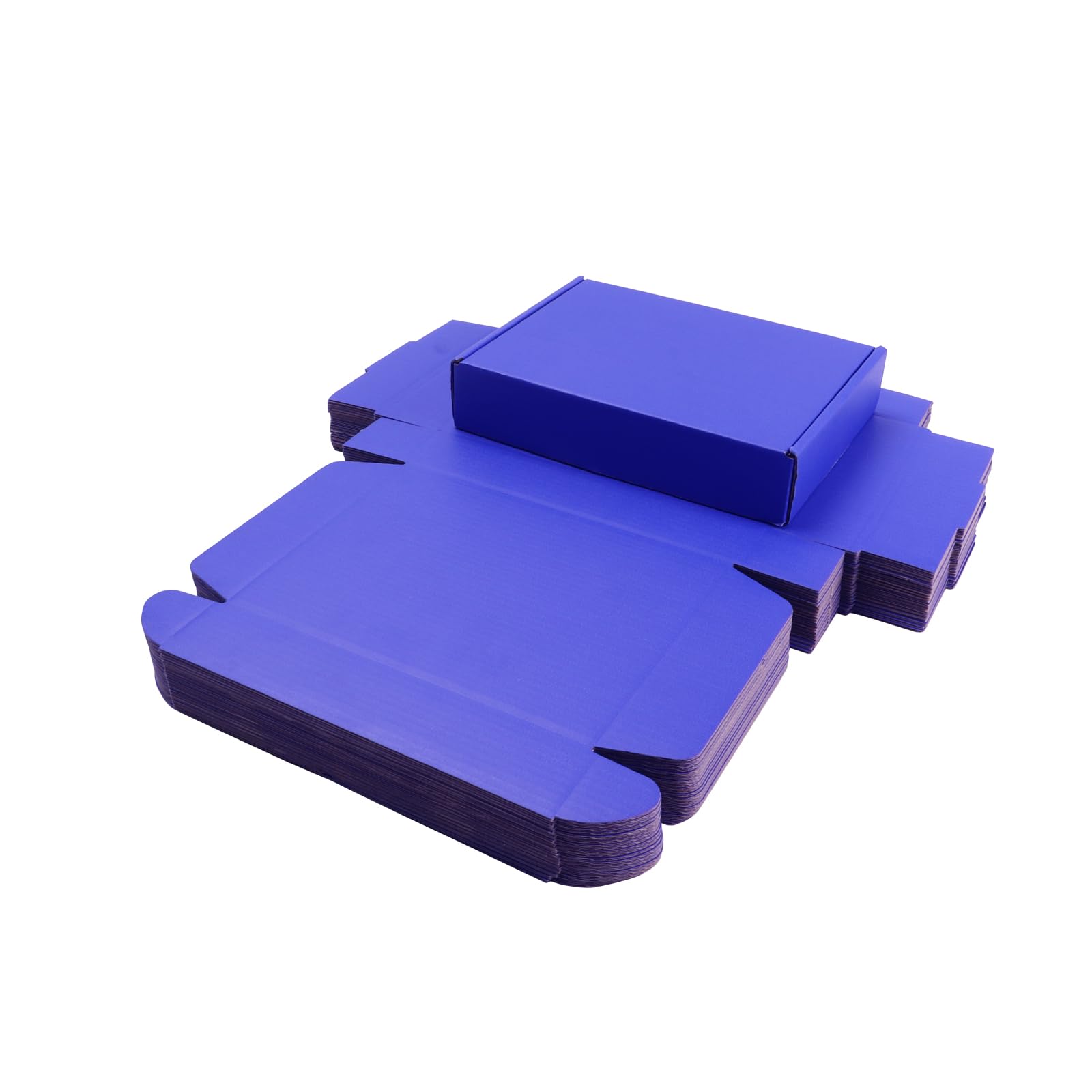 Sapphire Blue Shipping Packaging MEIANJU Hard Corrugated Cardboard ...