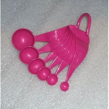 Amazon.com: Vintage Tupperware Measuring Spoons Set of 7 Orange ...