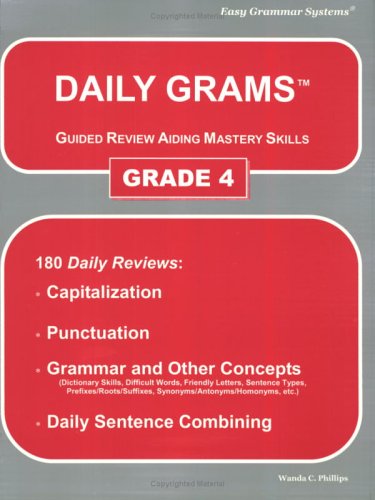 Daily Grams Guided Review Aiding Mastery Skills Grd 4: Grade 4 ...