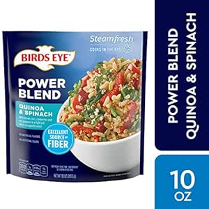 Birds Eye Steamfresh Quinoa & Spinach Power Blend, Frozen Side, 10 OZ ...
