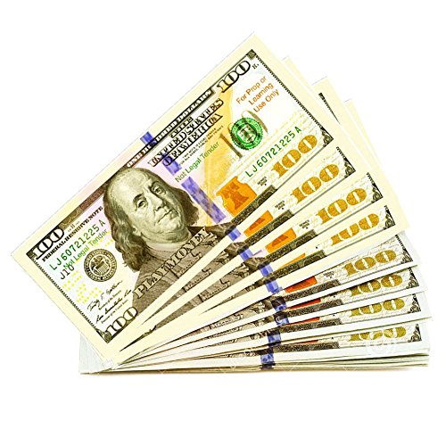 Buy Set of (10) New 100 dollar bill, Play money looks very real, Same ...